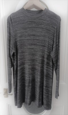 LADIES PAPAYA DRESS/TUNIC SIZE 18 BRAND NEW NO TAGS GREY/BLACK SEE ...