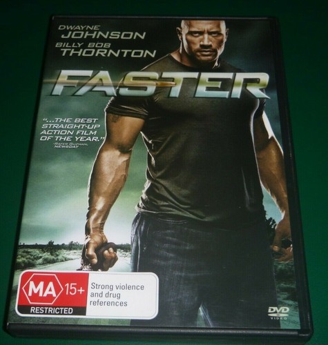 Faster DVD Dwayne Johnson - Region 4 Excellent Condition 9317731084751 | eBay