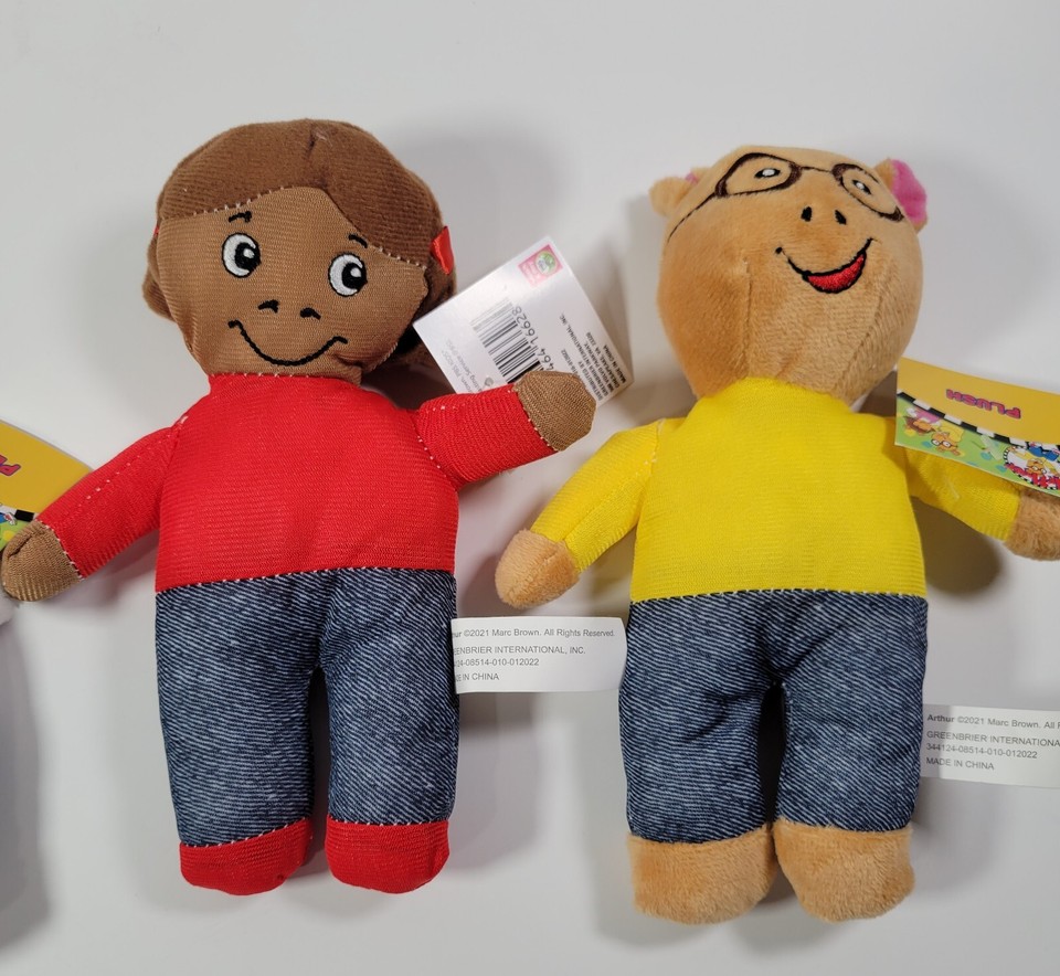 PBS Kids Arthur Stuffed Plush Buster Arthur DW Francine Kids Toy NEW ...