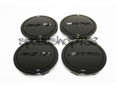 ROTA WHEELS CENTER CAPS GLOSS BLACK Z CAP 4PCS REPLACEMENT TORQUE GRID ...