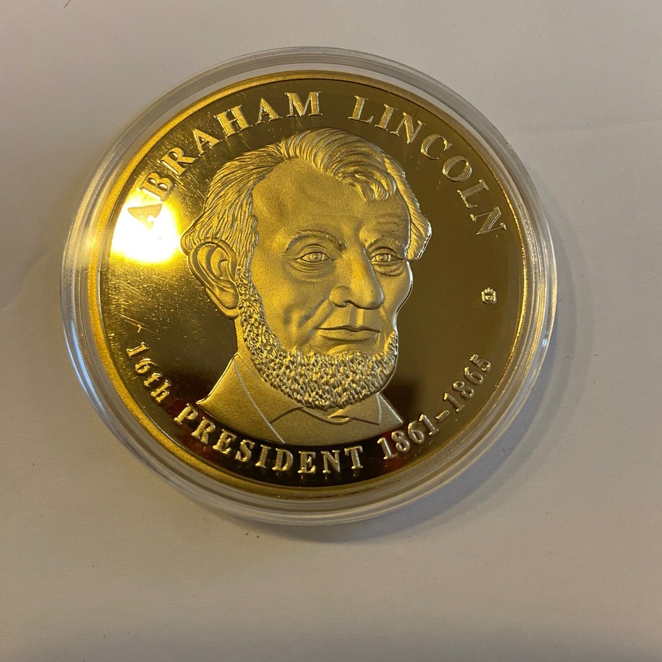 2009 American Mint Abe Lincoln Presidential Dollar Trials Coin COA 50 ...