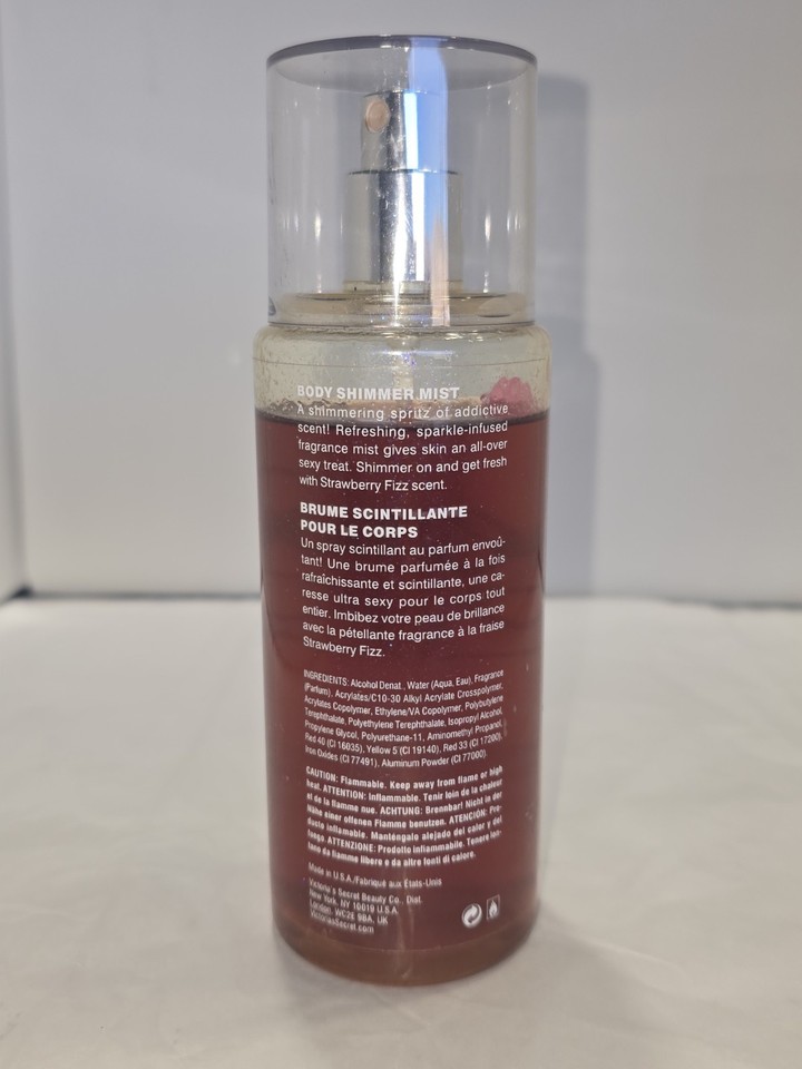 Victoria Secret Beauty Rush Strawberry Fizz Body Shimmer Mist And Body ...