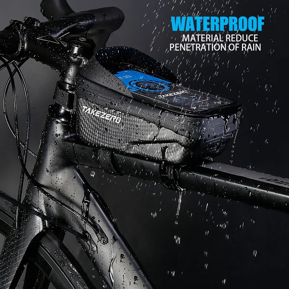 Mountain Bicycle Bag - Hard Shell EVA Front Bar Bag for Road Bikes | eBay