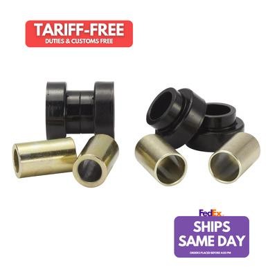 QA1 B6031K, Kit Black Polyurethane Shock Bushing Kit (1-Shock ...
