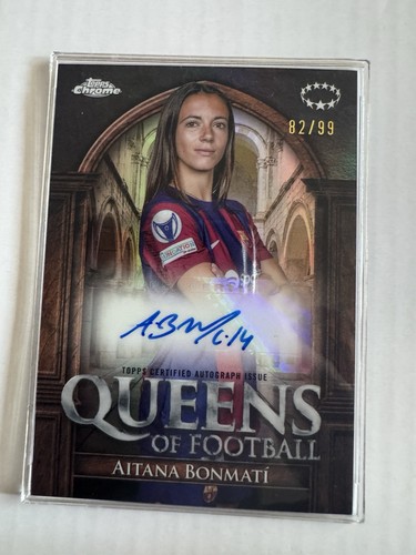 2023-24 Topps Chrome UEFA Women CL - Aitana Bonmati - Auto - 82 / 99 ...