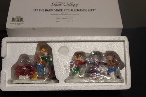 Dept 56 Snow Village At the Barn Dance, It's Allemande Left #54929 ...
