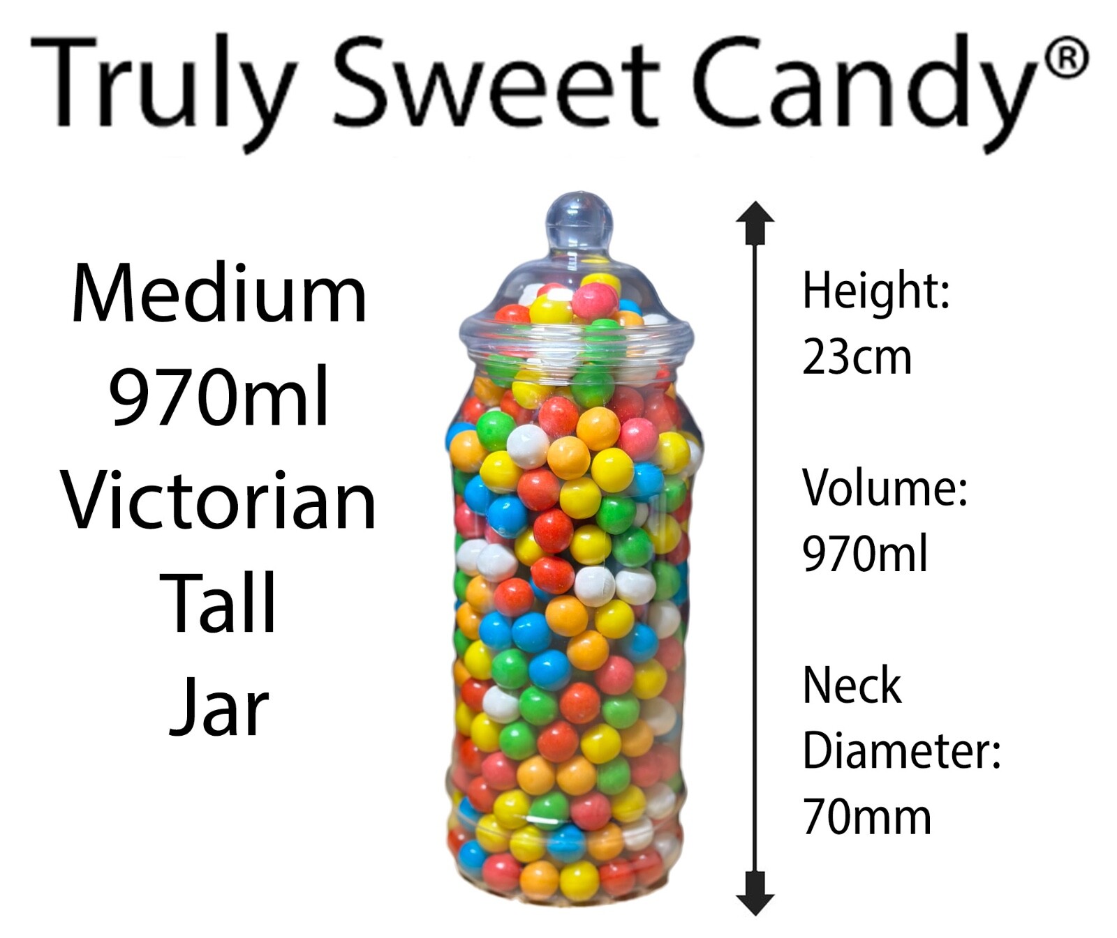 JUMBO Plastic Sweet Jars 12 jars 100 bags 2 Scoops 2 tongs DIY Candy ...