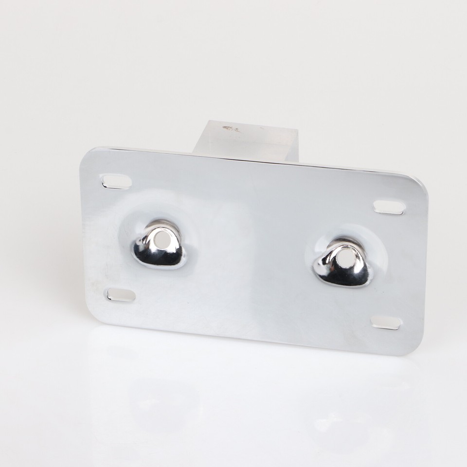 CHROME LAYBACK LICENSE PLATE MOUNT FOR HARLEY ELECTRA GLIDE ROAD KING ...