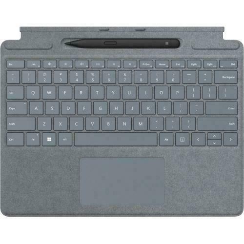 Microsoft Surface Pro Signature Keyboard with Surface Slim Pen 2 - Ice ...