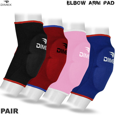 Elbow Pads Protector Brace Support Guards Arm Guard Boxing MMA Gym ...