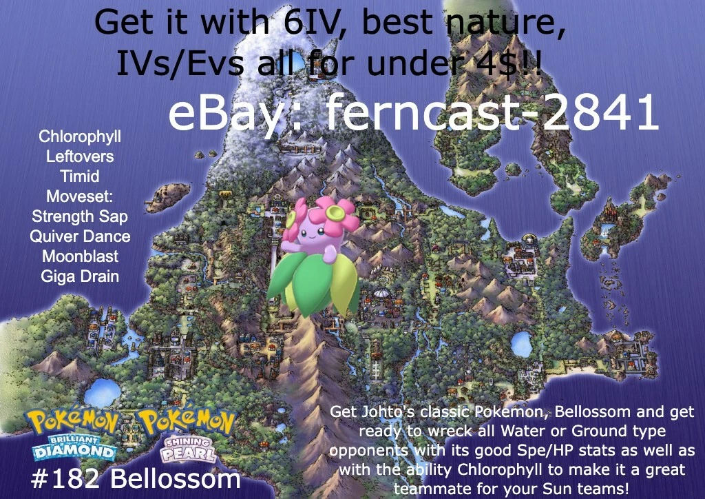 Shiny Bellossom Pokemon X