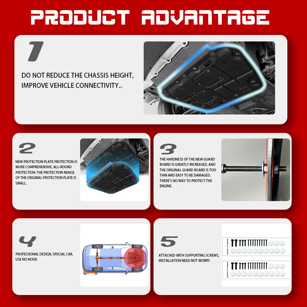 For Dodge Journey 2011-2020 Front Engine Splash Shield Cover Mudguard ...