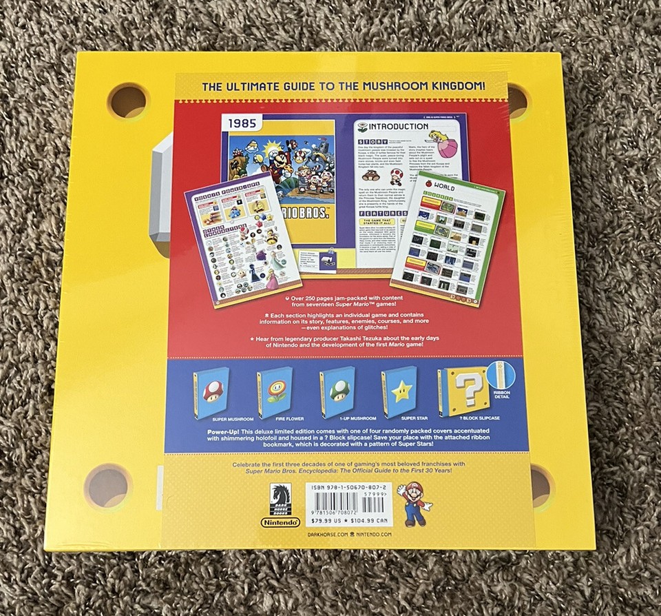 Super Mario Bros Encyclopedia LIMITED Official Guide First 30 Years ...