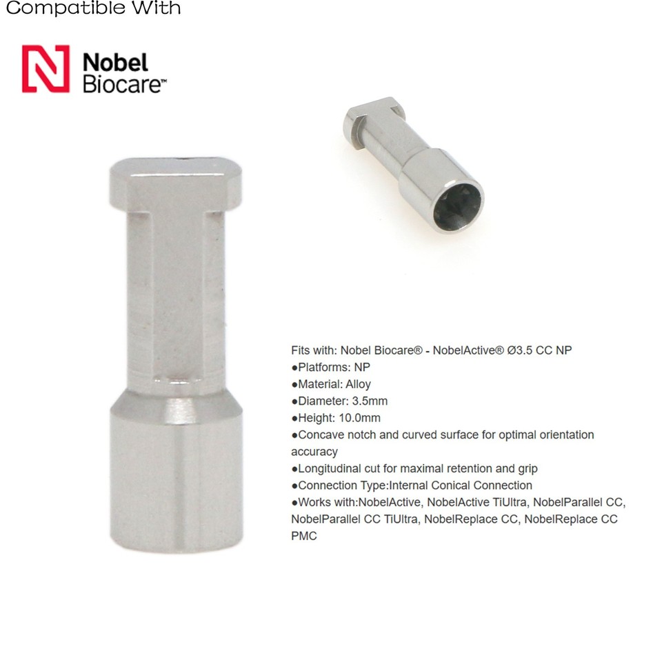 US Nobel Biocare Ø3.5/4.3 CC Conical Connection Lab Analog compatible ...