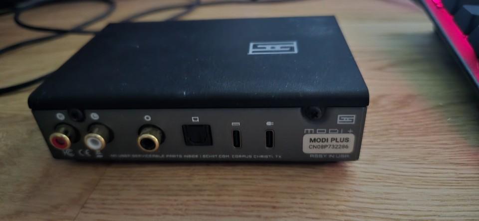 Schiit Modi+ Affordable No Excuses D/A Converter - Do-All DAC (Black ...