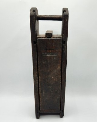 Antique Coal Miners Blasting Cap Carrier Wood Box TNT Dynamite Box ...