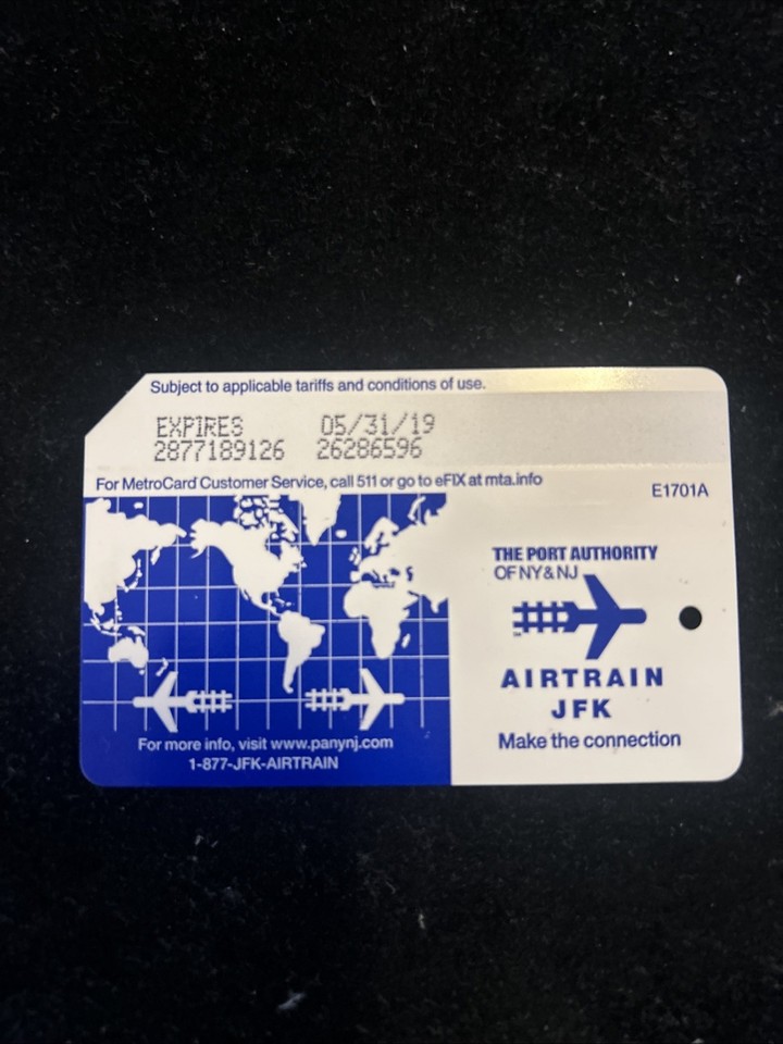 MTA New York Subway Ticket- JFK Airport | eBay