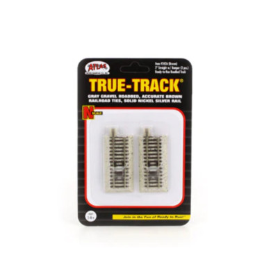 Atlas 2426 N Scale Code 65 True-Track 2" Straight with Brown Track ...