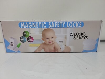 Magnetic Safety Locks 20 Locks 3 Keys ECO-Baby Keep Baby SAFE NEW in ...