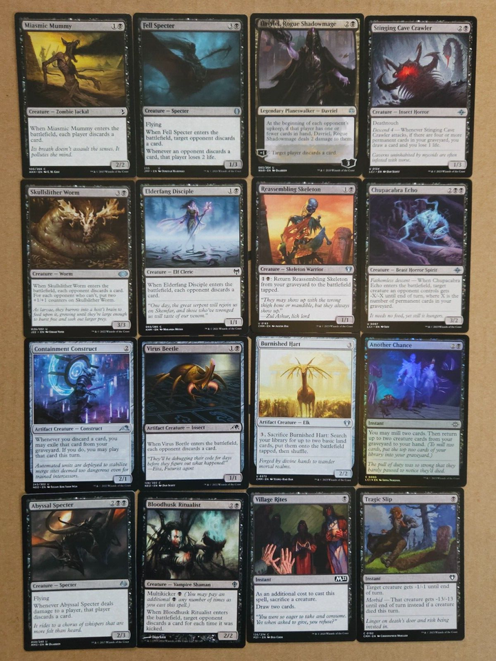 Custom Commander Deck ~ Discard ~ Aclazotz, Deepest Betrayal ~ 100 Card ...