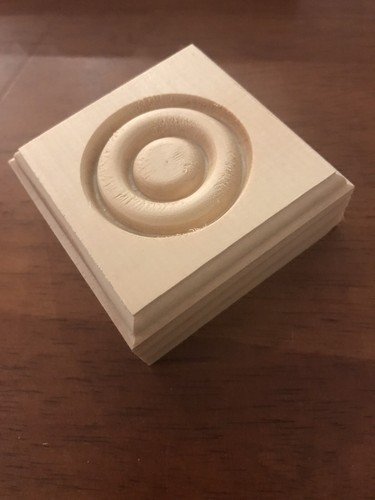 Set Of 10 Bullseye Pine Rosettes 2 1/2” X 2 1/2” . Paint Or Stain Grade ...