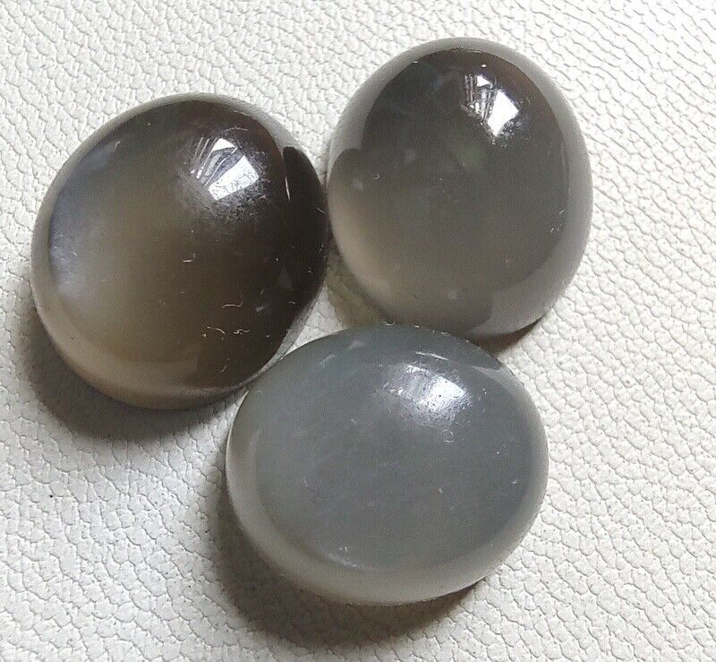 Top Grade 100% Natural Grey Moonstone Cabochon Grey Oval 14X12mm 23 Ct ...