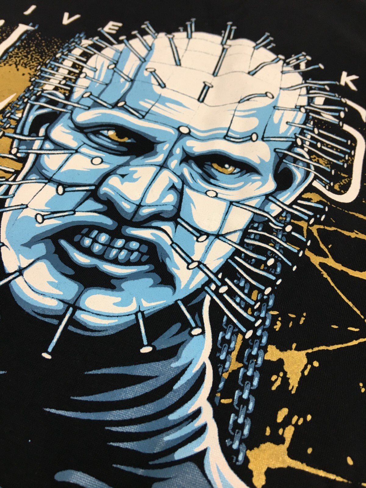 New Vintage Style Hellraiser Pinhead Graphic Horror Movie T-shirt Large ...