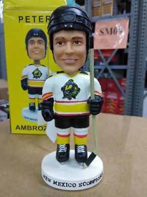 Peter Ambroziak New Mexico Scorpions Hockey Bobblehead Bobble head | eBay