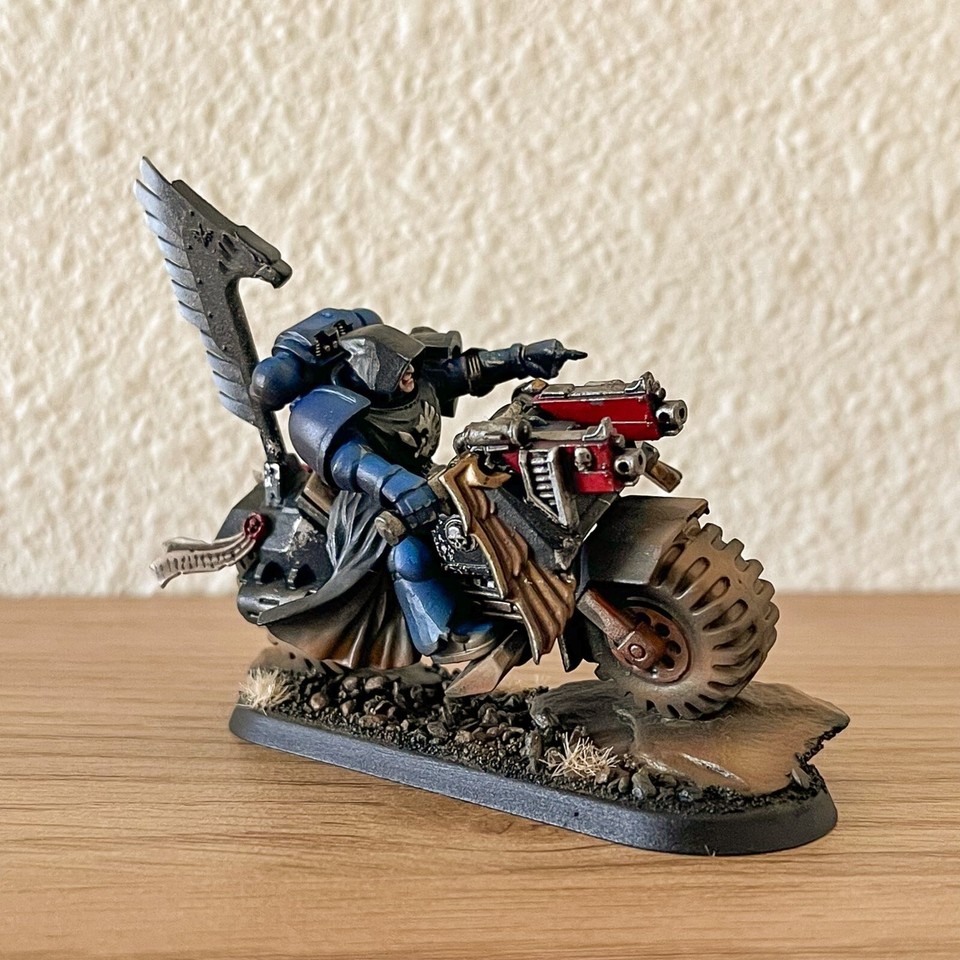 Warhammer 40k Space Marines - Painted Dark Angels Ravenwing Army ...