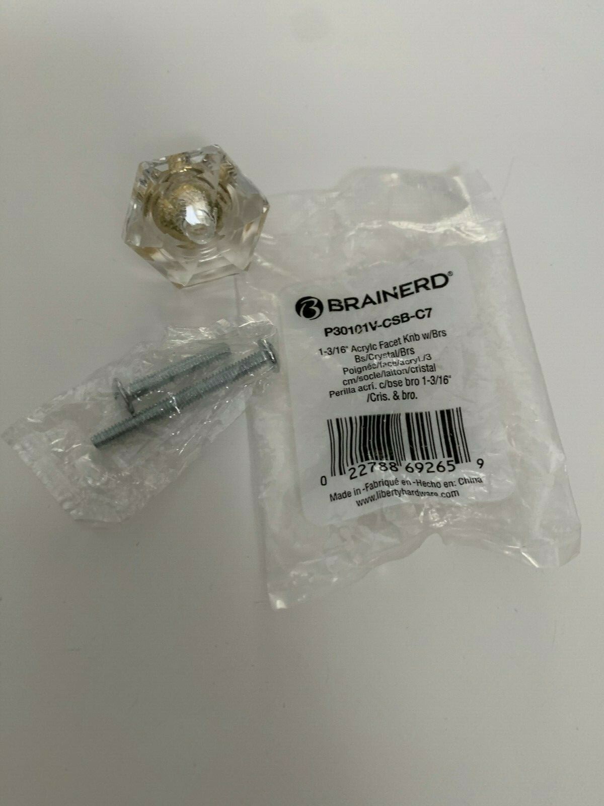 Liberty Hardware P30101V-CSB-C7 Faceted 1-3/8in Diameter Round Cabinet Knob for sale online | eBay