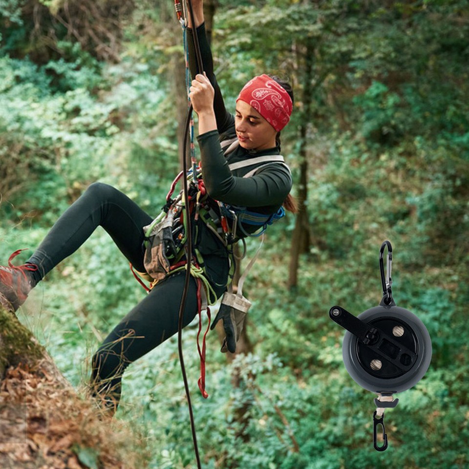 Treestand Retractable Bow Hoist 33FT Hunting Hoist Rope 4MM Thickened ...