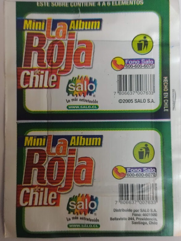 Chile 2005 SALO Futbol Mini Album La Roja Soccer Sticker pack | eBay