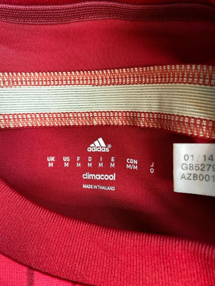 SPAIN 2014 2015 HOME SHIRT FOOTBALL JERSEY CAMISETA ADIDAS G85279 MENS ...