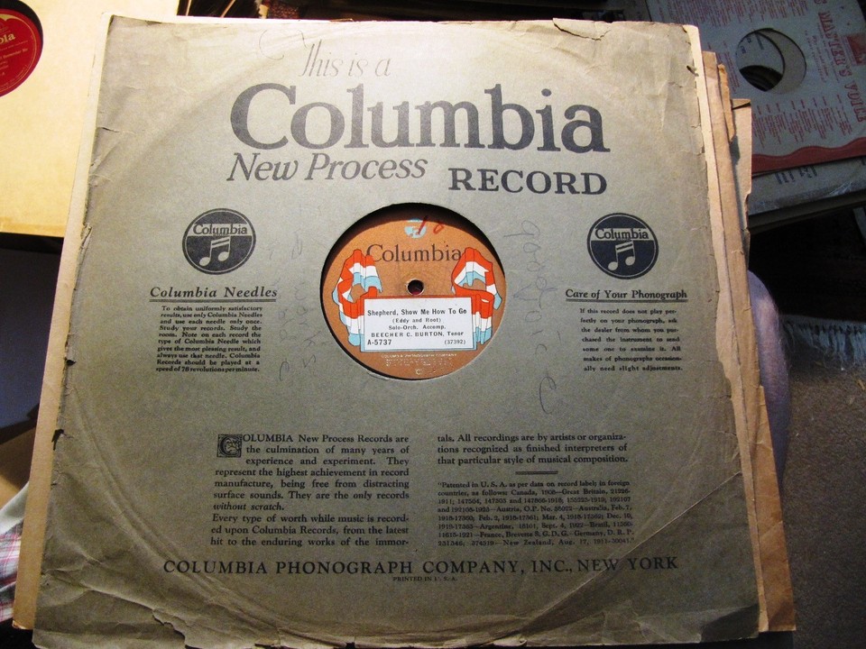 BEECHER C. BURTON 1915 Mary Baker Eddy CHRISTIAN SCIENCE HYMN Shepherd ...