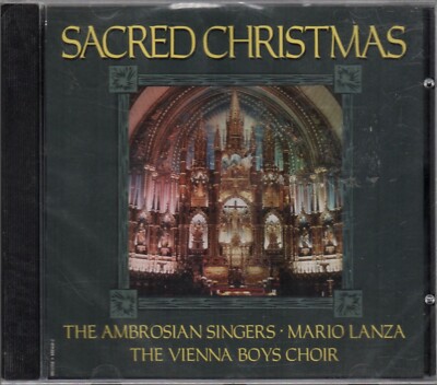 Sacred Christmas CD The Ambrosian Singers~Mario Lanza ~The Vienna Boys ...