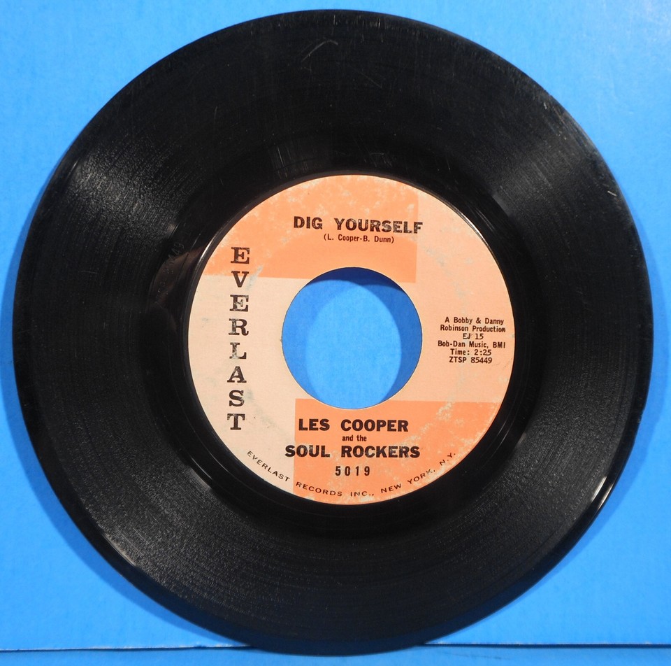 LES COOPER & THE SOUL ROCKERS WIGGLE WOBBLE ~ DIG YOURSELF 7" 45 RPM ...