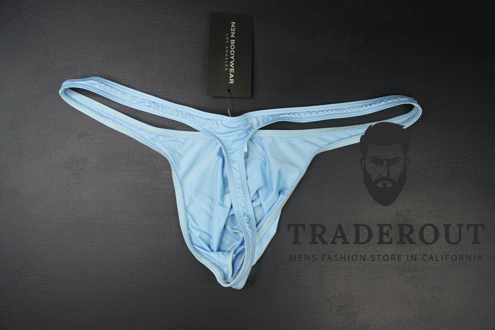 N2N Bodywear Men perry blue micro swim G-string thong swimwear size M L ...