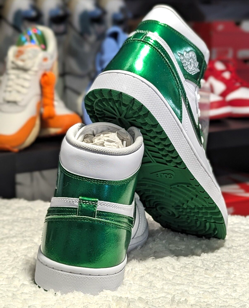 Nike Air Jordan 1 High Golf Metallic Green DQ0660-130 Men's Nike Air Jordan 1 High Golf Metallic Green DQ0660-130 Men's