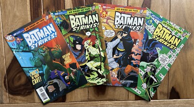 BATMAN STRIKES #37-#38-#39-#40-FOUR ISSUE SET-LOT-RIDDLER-POISON IVY ...