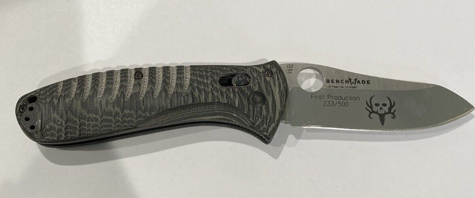 Benchmade 15020-1 Bone Collector Plain edge (First Production #233 of ...