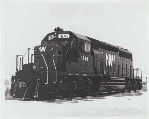 Vintage Railroad 8x10 Photograph Norfolk & Western Diesel Locomotive ...