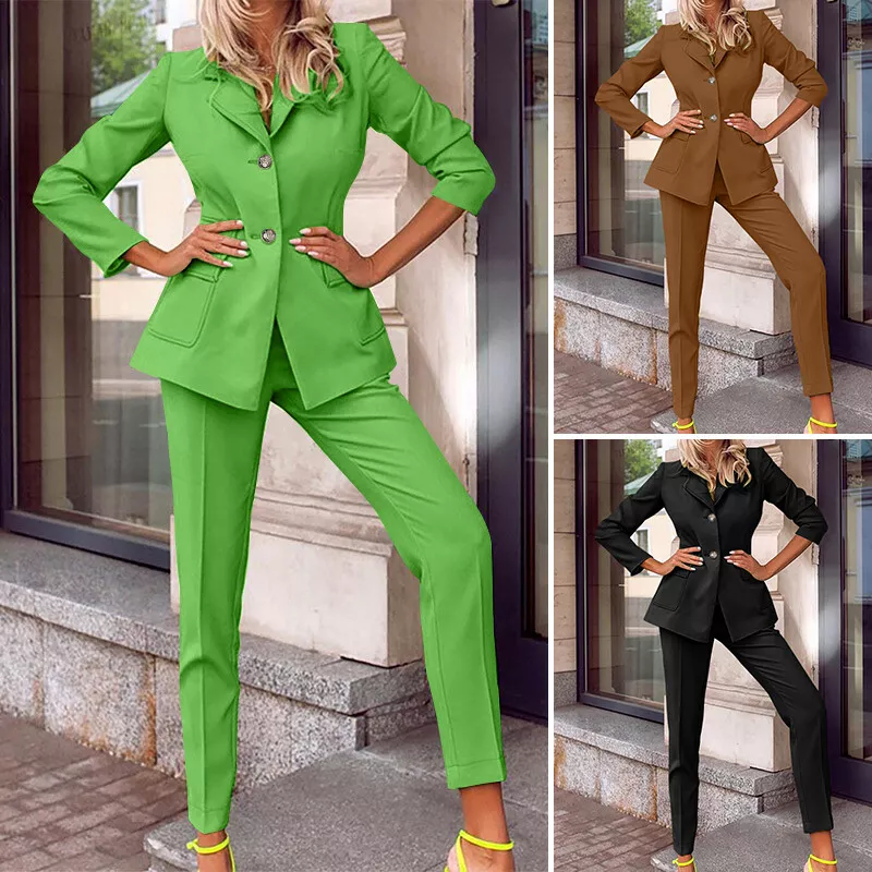Aggregate More Than 91 Ladies Long Jacket Trouser Suits Latest In