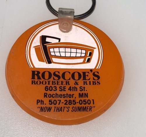 Vintage Rochester MN Roscoe’s Rootbeer & Ribs Food Restaurant Minnesota ...