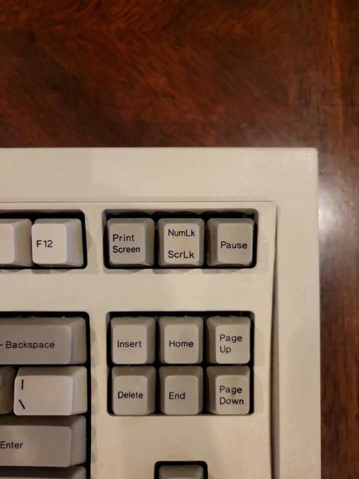 IBM Model M SSK Space Saver Compact PS/2 Keyboard NOV 17, 1987 1391472 ...