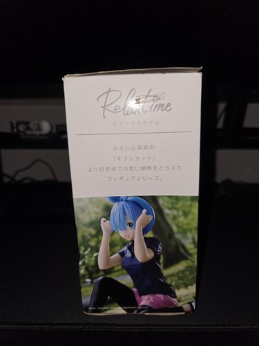 Re:Zero Ram Rem Starting Life in Another World Figure Relax Time ...