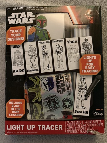 Star Wars Light Up Tracer-Trace Your Designs w/Glow In The Dark ...