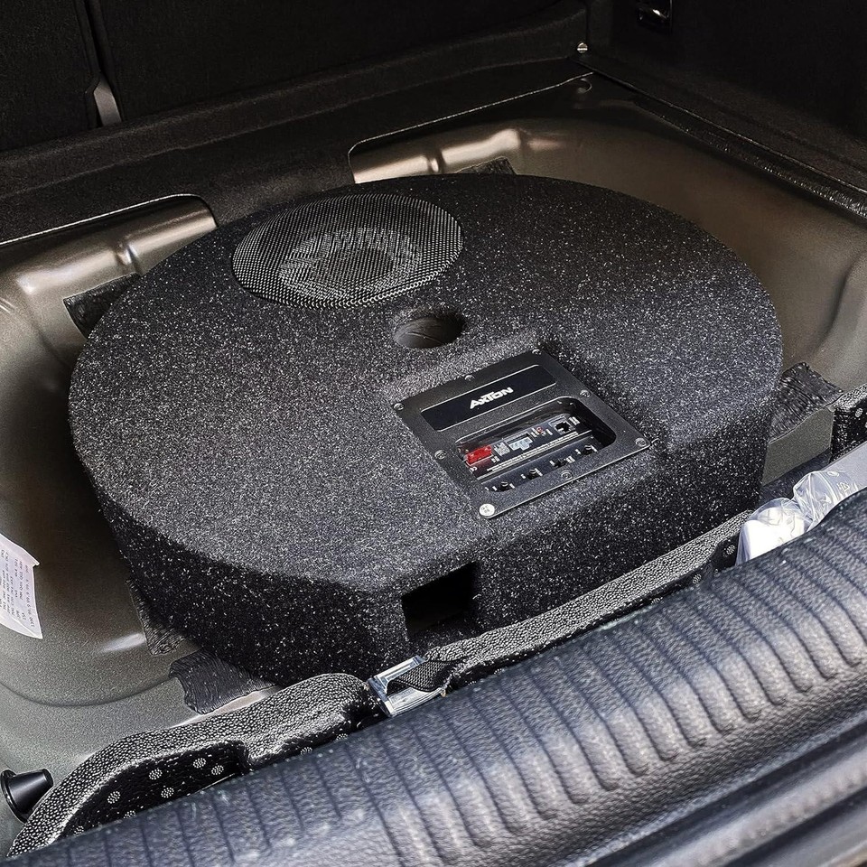 Spare wheel well active subwoofer compatible with Kia Rio, Optima ...