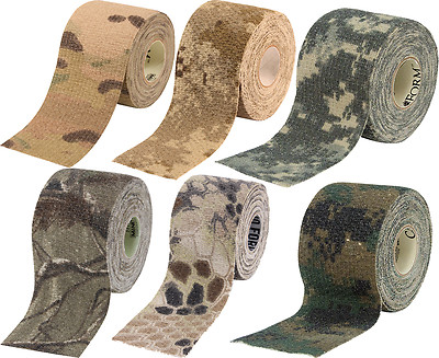 McNett Self-Clinging Form Tape Roll Camouflage Military USA Made Rifle ...