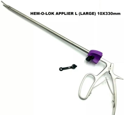 Laparoscopic Purple Hemolock Clip Applier Hem-O-Lok Ligation Applicator ...
