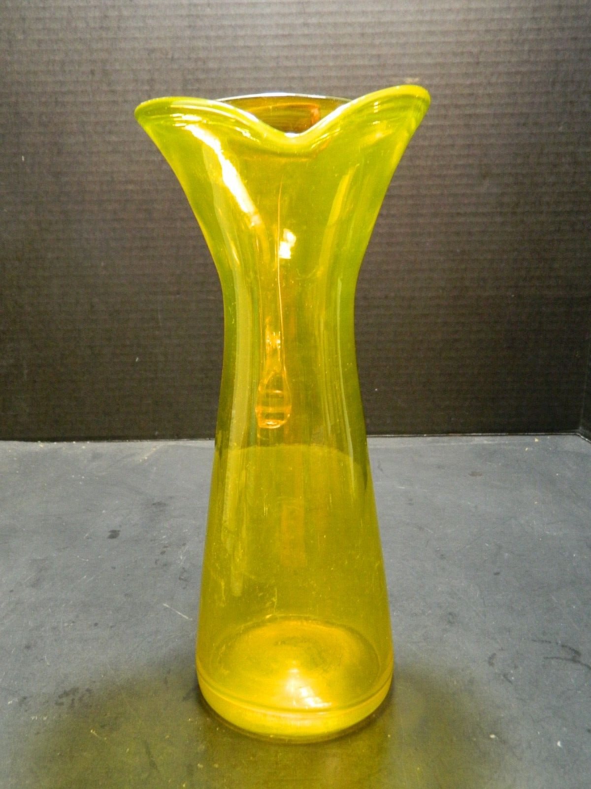 Vintage Blenko Yellow Glass Jonquil Pitcher Designed By Wayne Husted ...